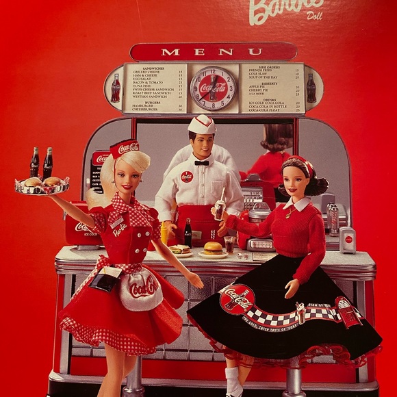 Barbie | Toys | Barbie Cocacola 200 2nd In A Series Brunette Soda Shop ...